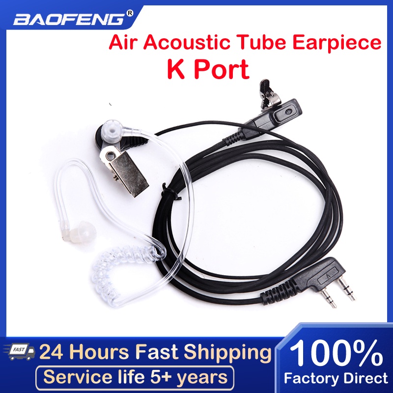 Baofeng Walkie Talkie Earphone Air Acoustic Tube Earpiece Baofeng Radio ...