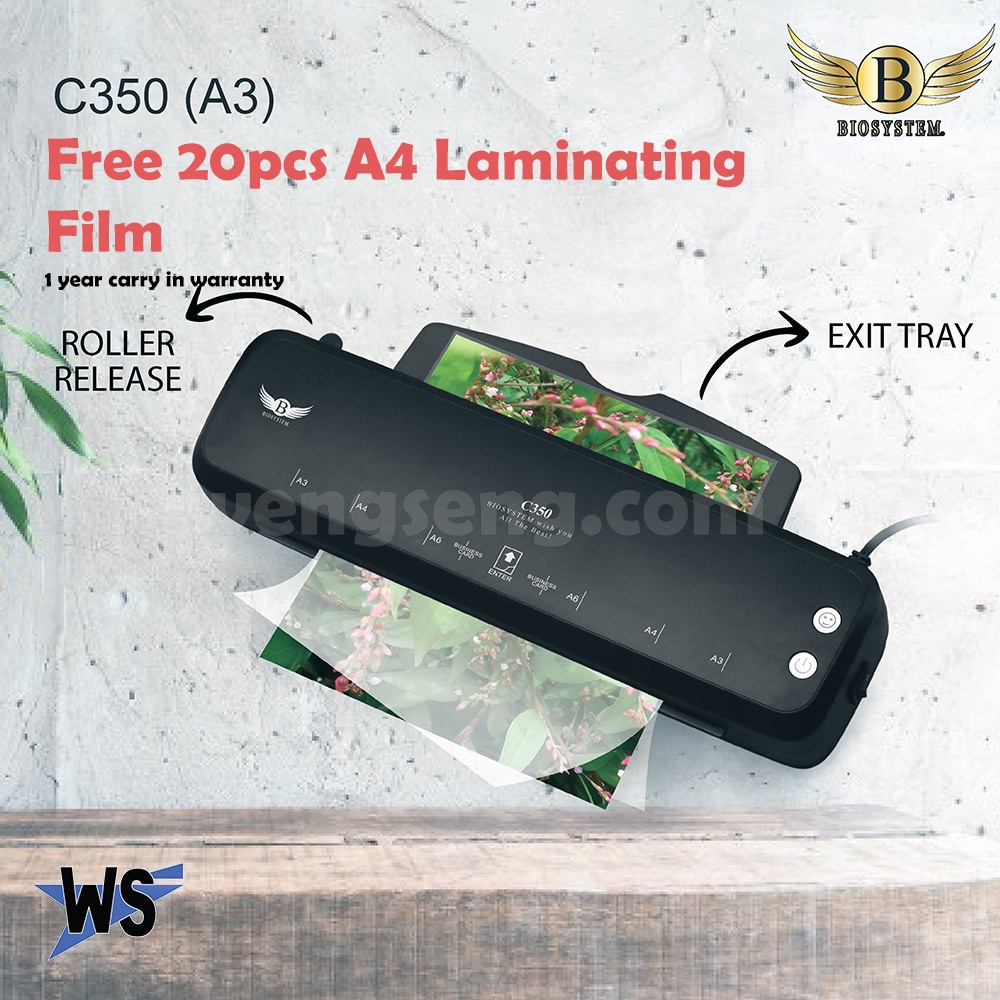 Biosystem C350 A3 Laminator / laminating machine | Shopee Malaysia