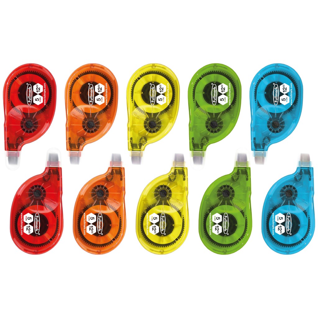 Fullmark Correction Tape - 10 pcs / 5 mm X 12 m each (Model P) | Shopee ...