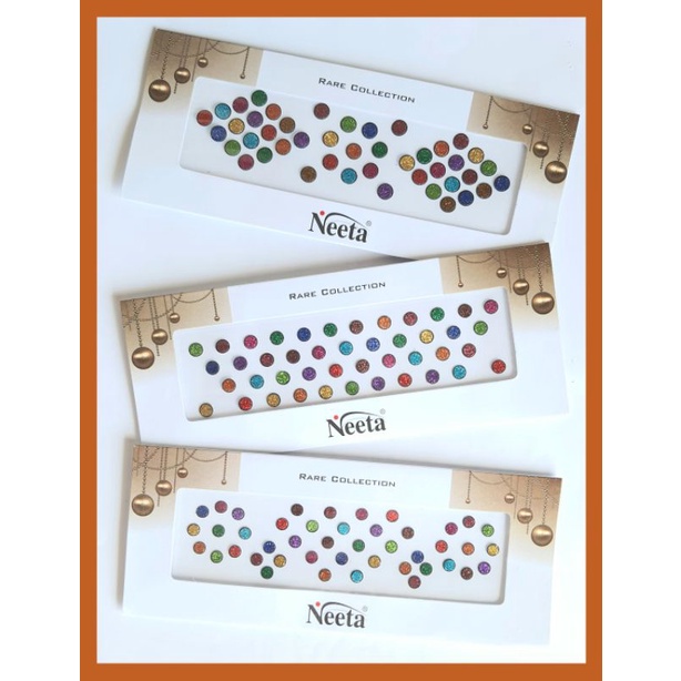 Glitter Fancy Bindi | Designer Sticker Bindi | Sticker Pottu | Shopee ...
