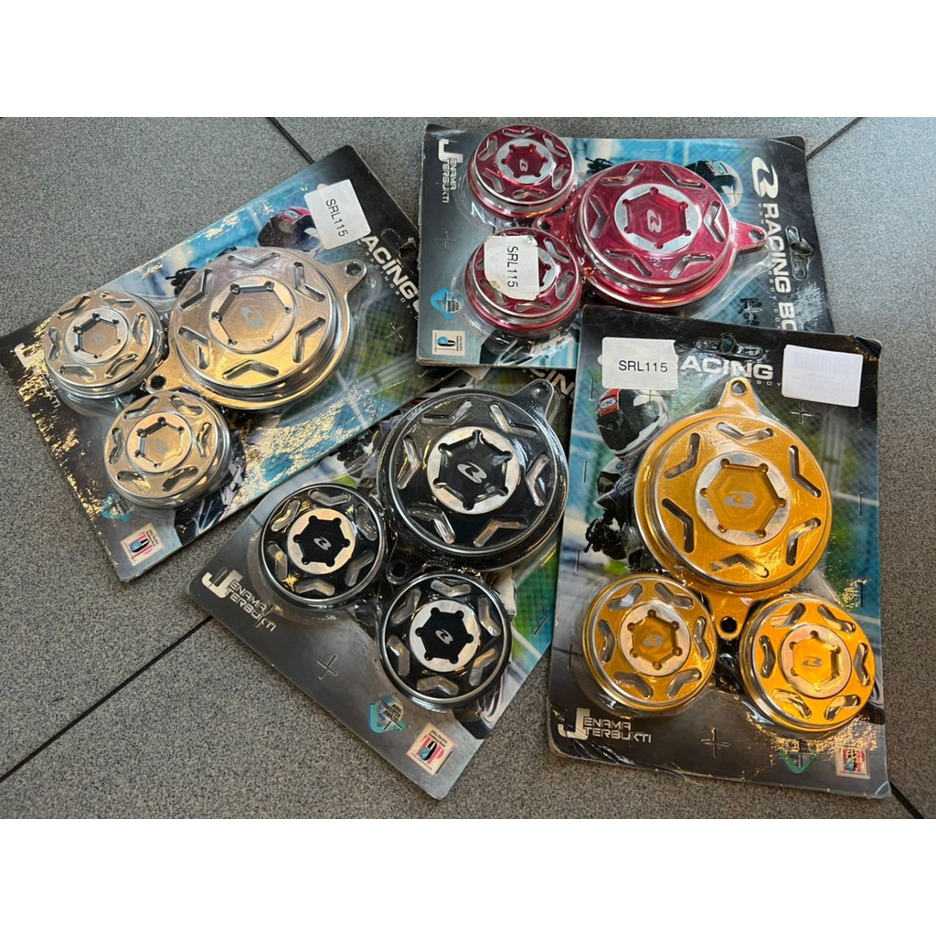 VALVE COVER SET RACING BOY SRL115 ALLOY COVER CYLINDER HEAD RCB ...