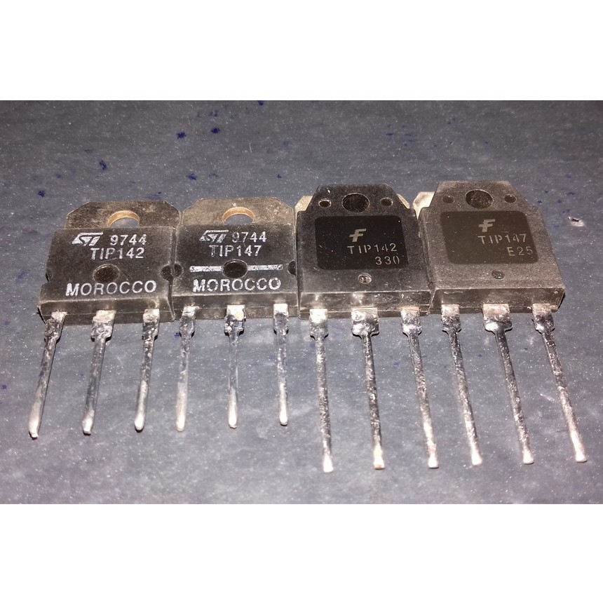 TIP142 TIP147 15A 100V TO-3P NPN PNP DARLINGTON TRANSISTOR | Shopee ...