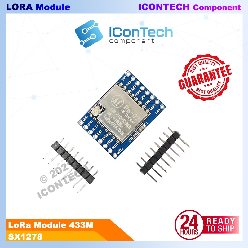 Lora SX1278 RF 433 Wireless Transceiver Module Lora Module Ai-Thinker Ra-02 Lora module Lora IOT ...