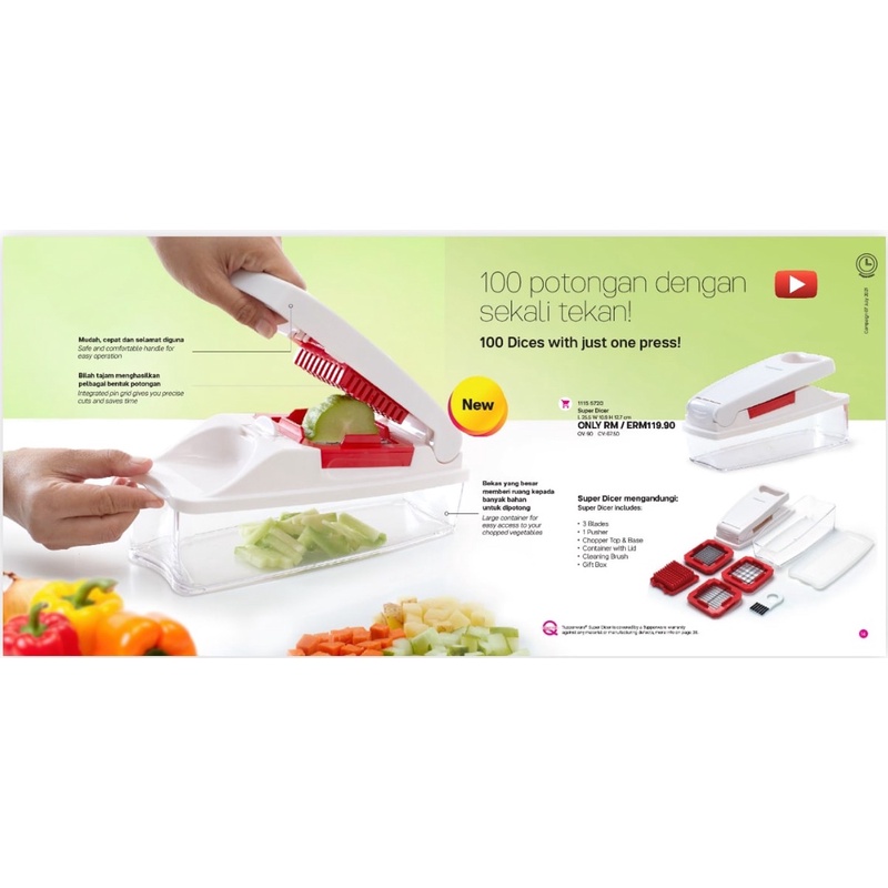 Super dicer Tupperware | Shopee Malaysia