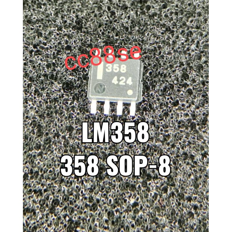 LM358N LM358 358 SOP-8 SMD Low Power Dual Operational Amplifier IC ...