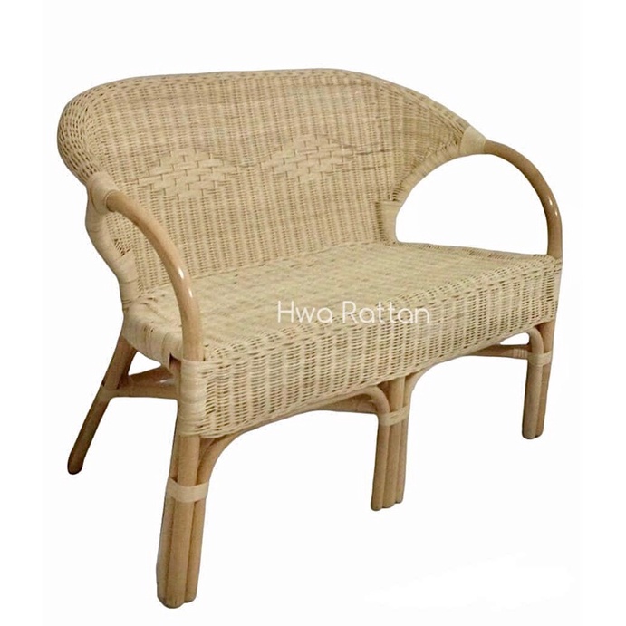 Rattan woven wicker chair living room bedroom table rest chair / Set ...