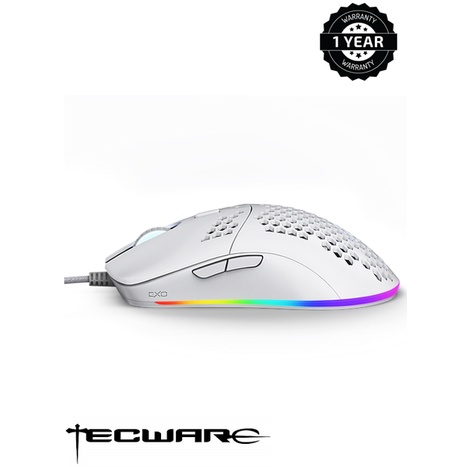 Tecware EXO Lite+ White RGB Gaming Mouse Wired ( Lite Plus ,Optical ...