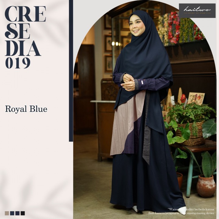 Gamis SET HIJAB HAITWO Cresail 019 | Shopee Malaysia