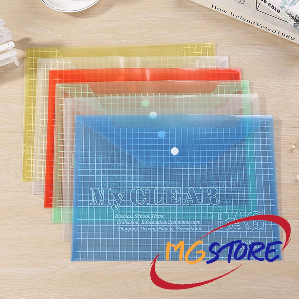 My Clear Bag Button File (Random Colour) | Shopee Malaysia My Clear Bag Button File (Random Colour) | Shopee Malaysia