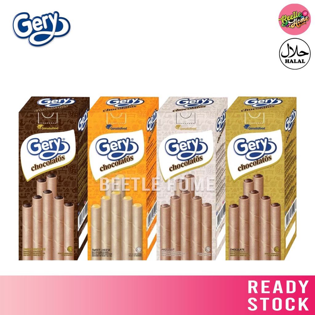 Gery Chocolatos Wafer Roll 16gx10 Sticks Individually Packed Chocolate ...