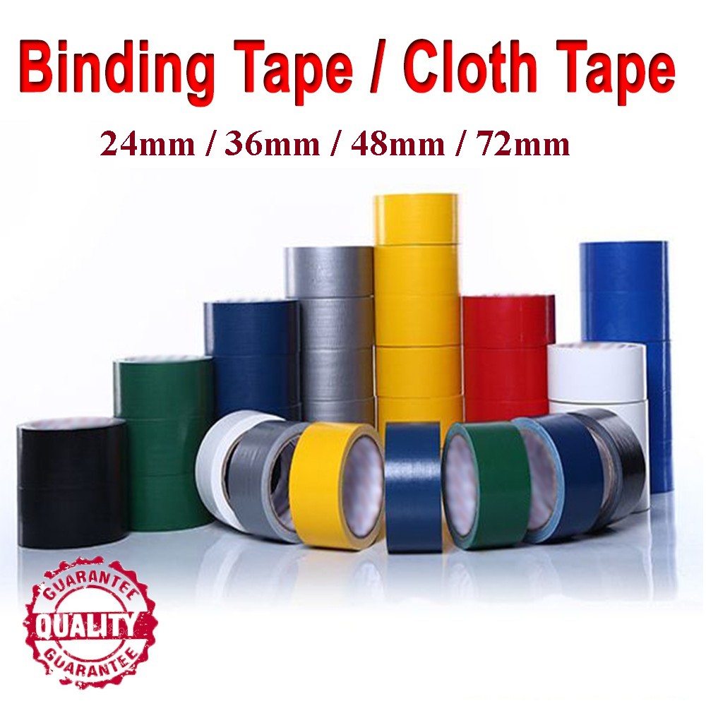 LUXOR/TONGSHIN Premium Binding Tape / Cloth Tape 24mm | Shopee Malaysia