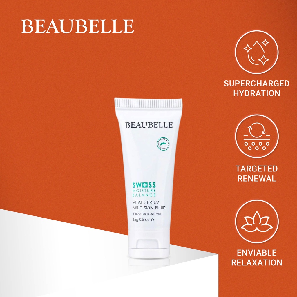 BEAUBELLE Vital Serum Mild Skin Fluid Hydrating Moisturiser with ...