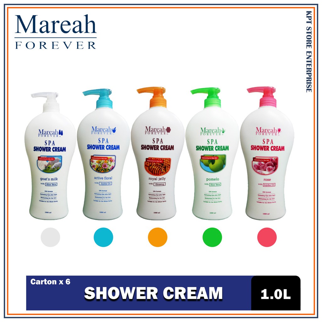 Mareah Antibacterial Shower Cream 1000ml | Shopee Malaysia