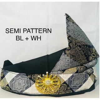TANJAK / TENGKOLOK MELAYU LELAKI PAHLAWAN FULLY-SONGKET | Shopee Malaysia