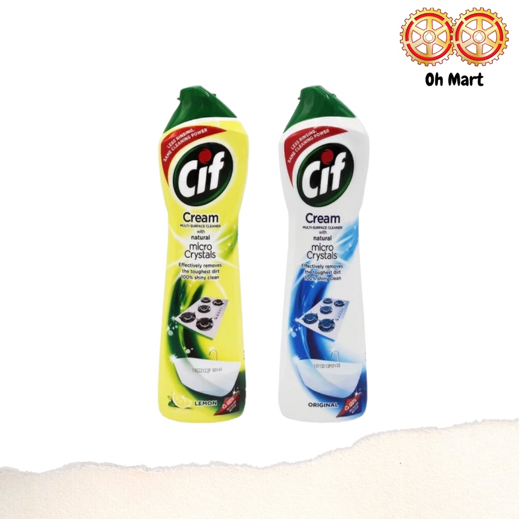 Cif Multi-Surface Cleaner Cream with Natural Micro Crystals Original ...