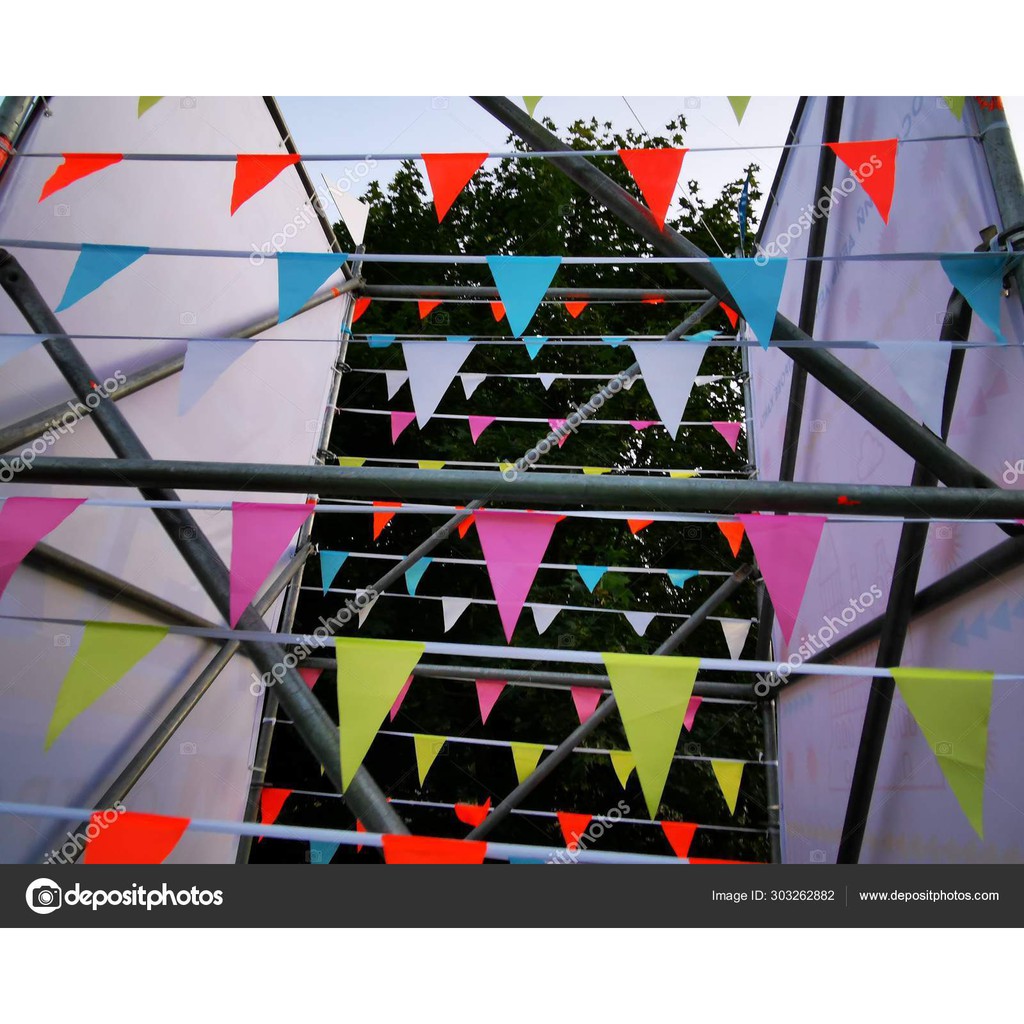 Colourful Triangle Flag Event Decoration Bendera Sukan | Shopee Malaysia