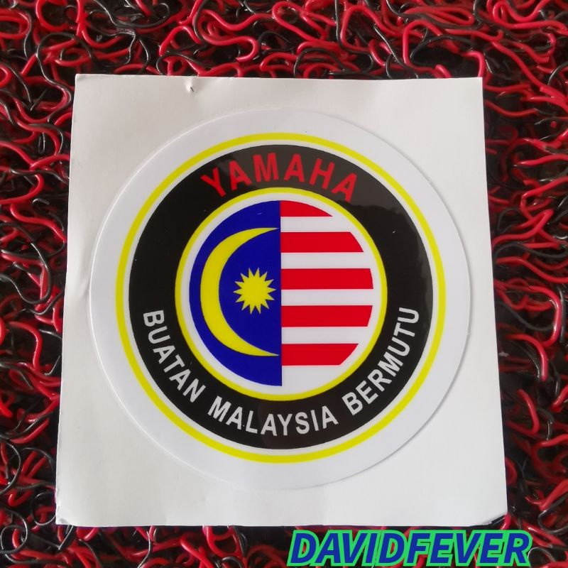 STICKER ( YAMAHA BUATAN MALAYSIA BERMUTU ) | Shopee Malaysia