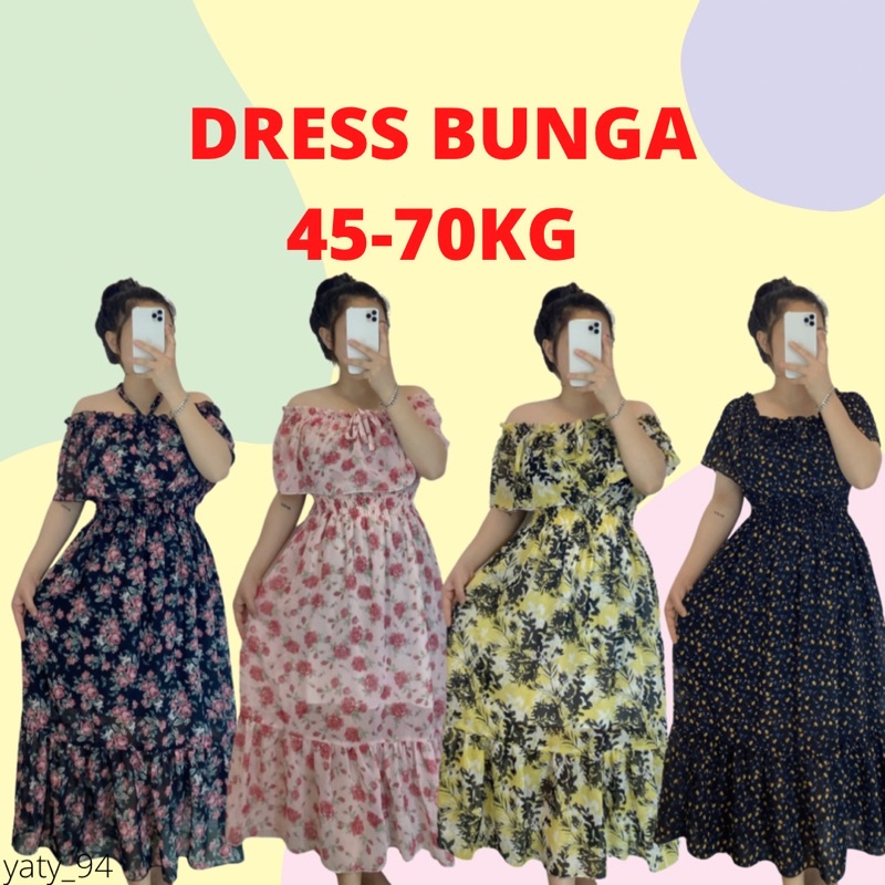 DRESS BUNGA 3 way wear women ready stock | Shopee Malaysia