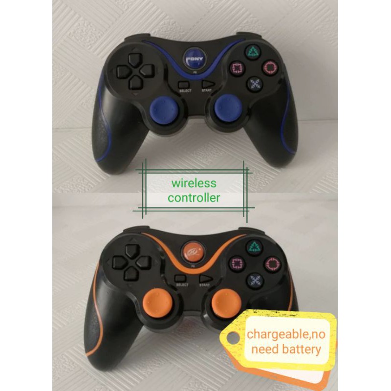 (READY STOCK)PS2 wireless rechargeable joystick analog controller ...