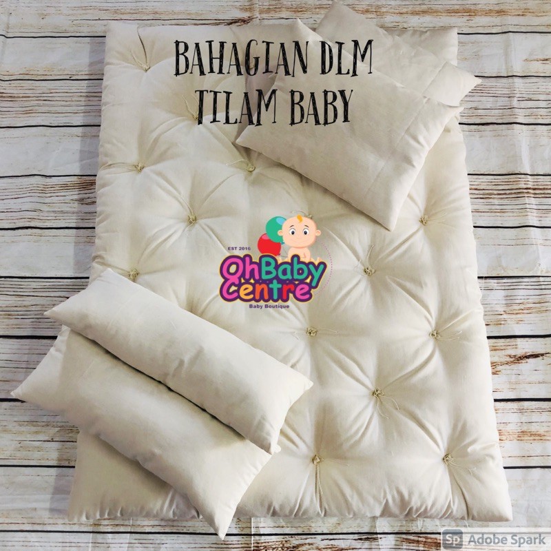 TILAM BABY 100% KEKABU KAIN BELACU SUPER SEJUK DAN TEBAL TAHAN LASAK ...