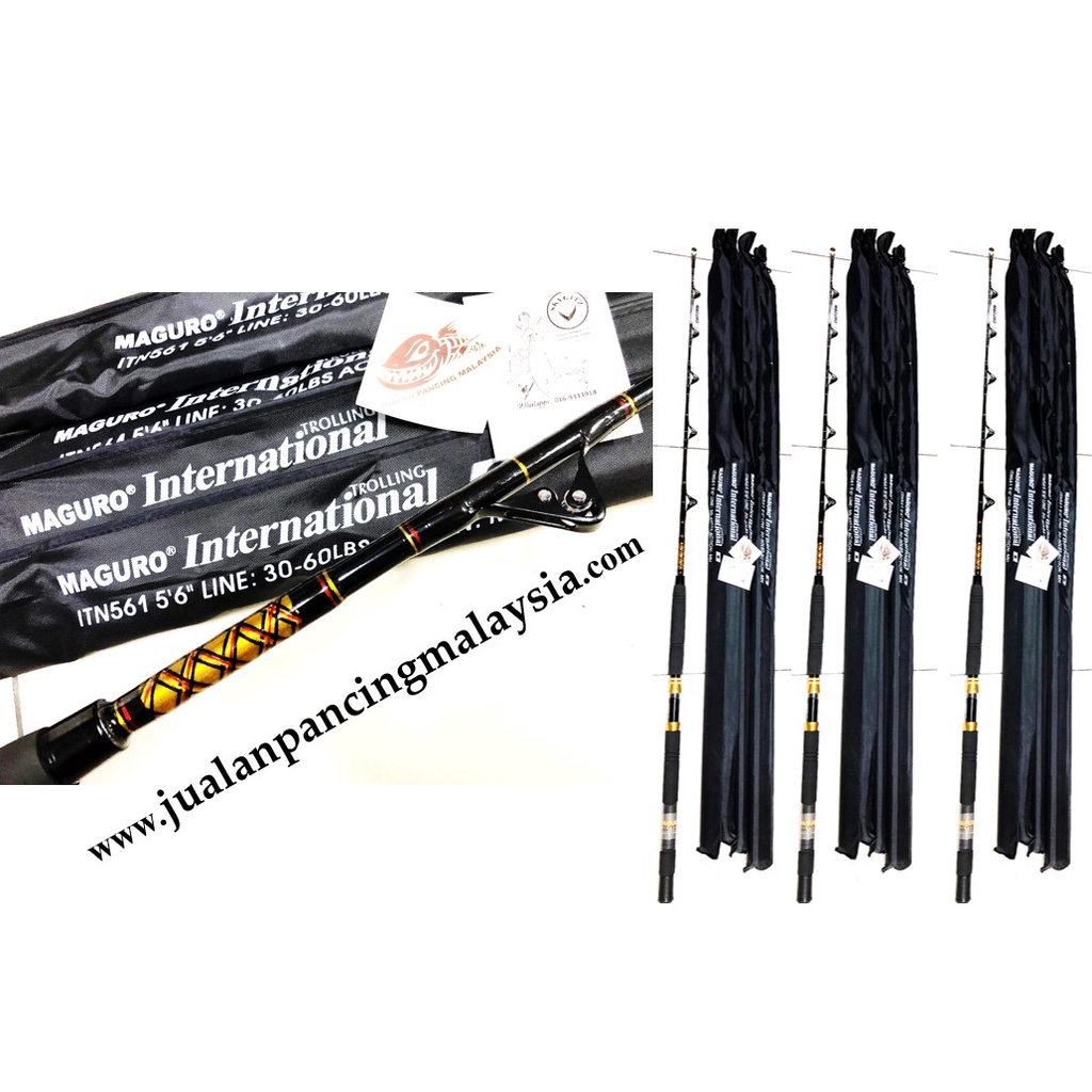 MAGURO JAPAN INTERNATIONAL TROLLING ROD BOTTOM ROD BOAT ROD ELECTRIC ...