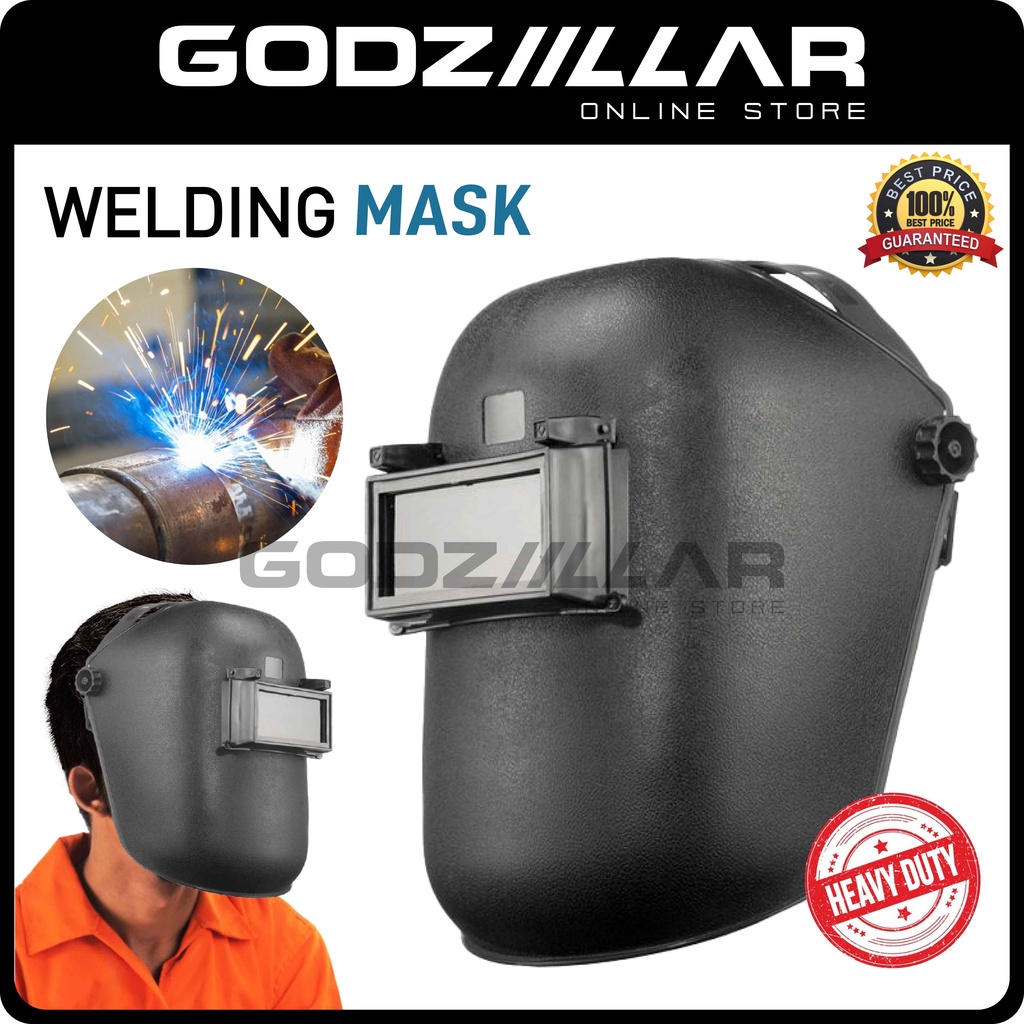Welding Mask Heavy Duty Industrial | Welding Helmet Face Shield Heat ...