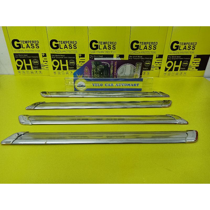 Car Universal Chrome lining (fullset 4pc) | Shopee Malaysia