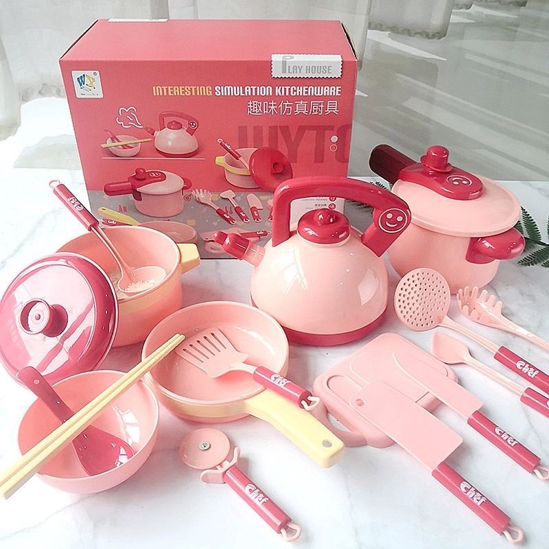 Chef masak kanak kanak dapur Kids Kitchen Playset Educational Toy ...