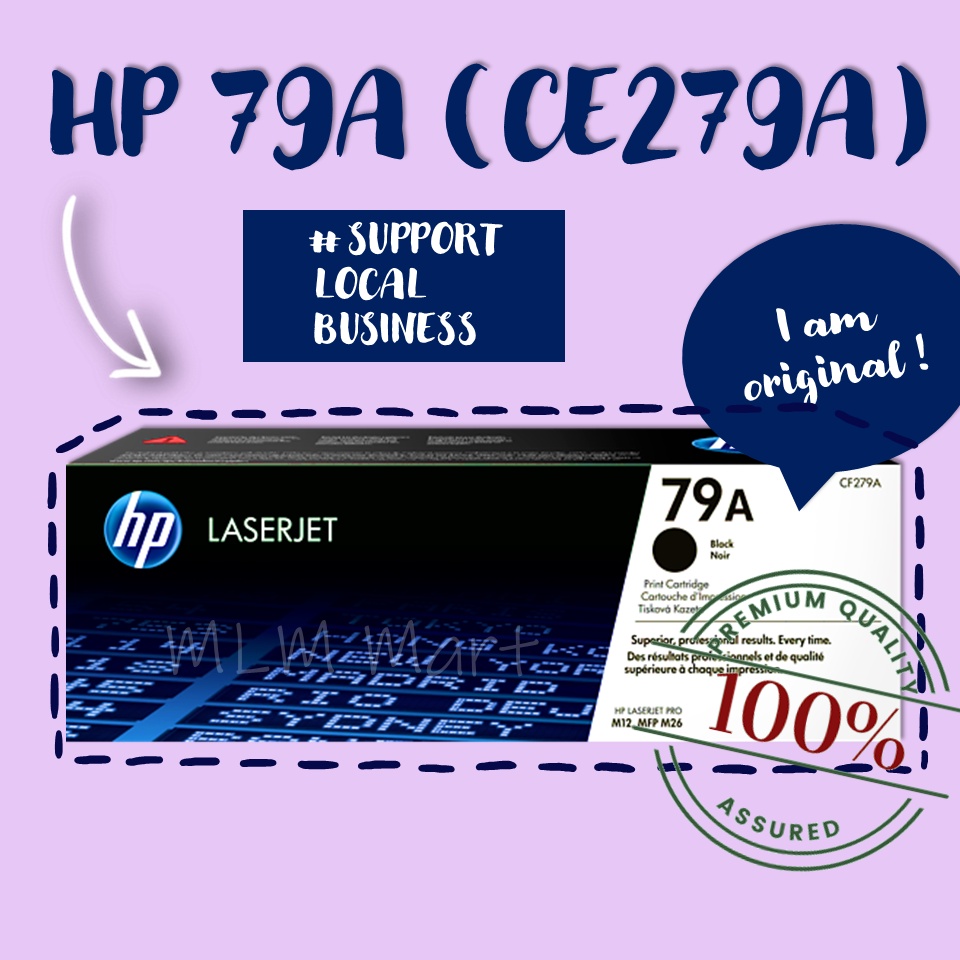 HP 79A ( CF279A ) Black Original LaserJet Toner Cartridge | Shopee Malaysia
