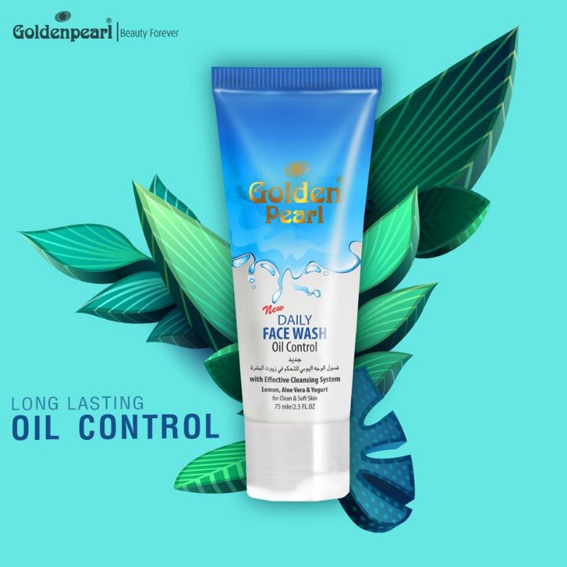 GOLDEN PEARL DAILY FACE WASH OIL CONTROL WITH EFFECTIVE CLEANSING SYSTEM WITH LEMON,ALOE VERA ...