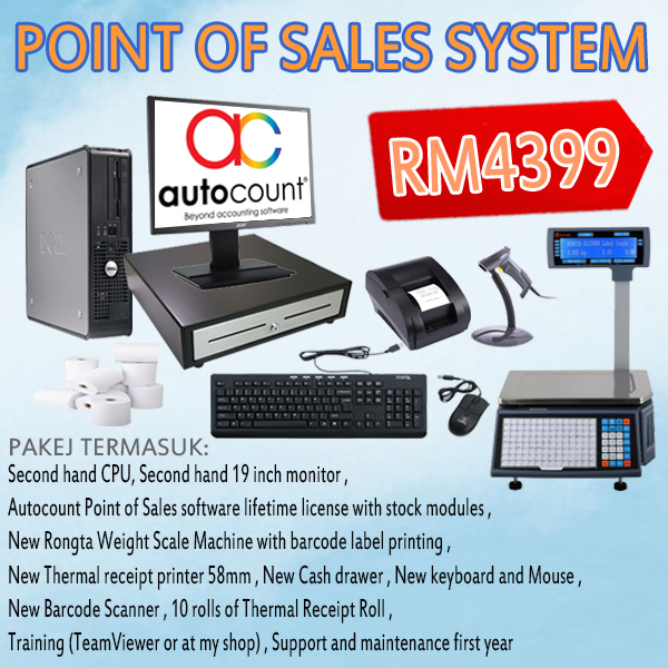 Fresh Mart Pos System Windows based (Autocount Pos) | Shopee Malaysia
