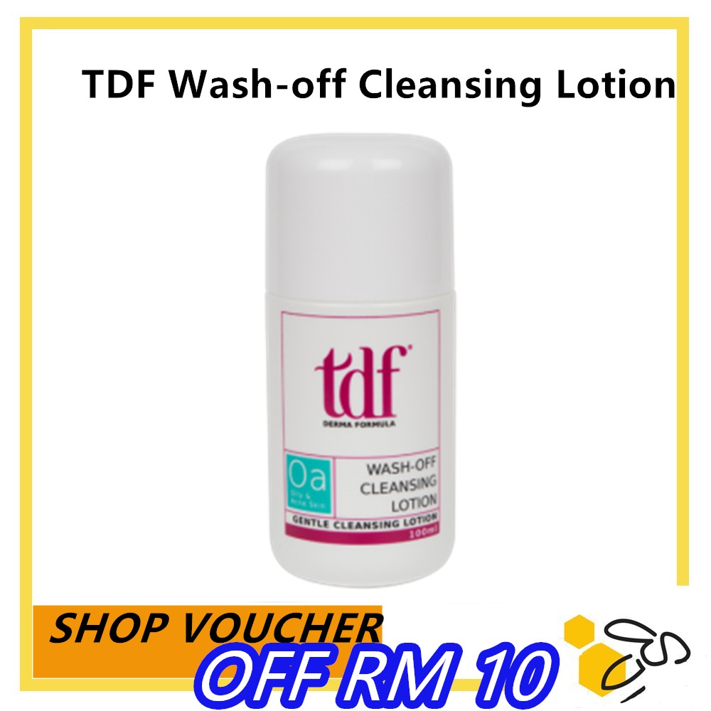 TDF Derma Formula Wash-off Cleansing Lotion 100ml Acne Oily Skin ...