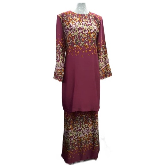 BAJU KURUNG MODEN, BAJU KURUNG BUNGA-BUNGA, BAJU KURUNG | Shopee Malaysia