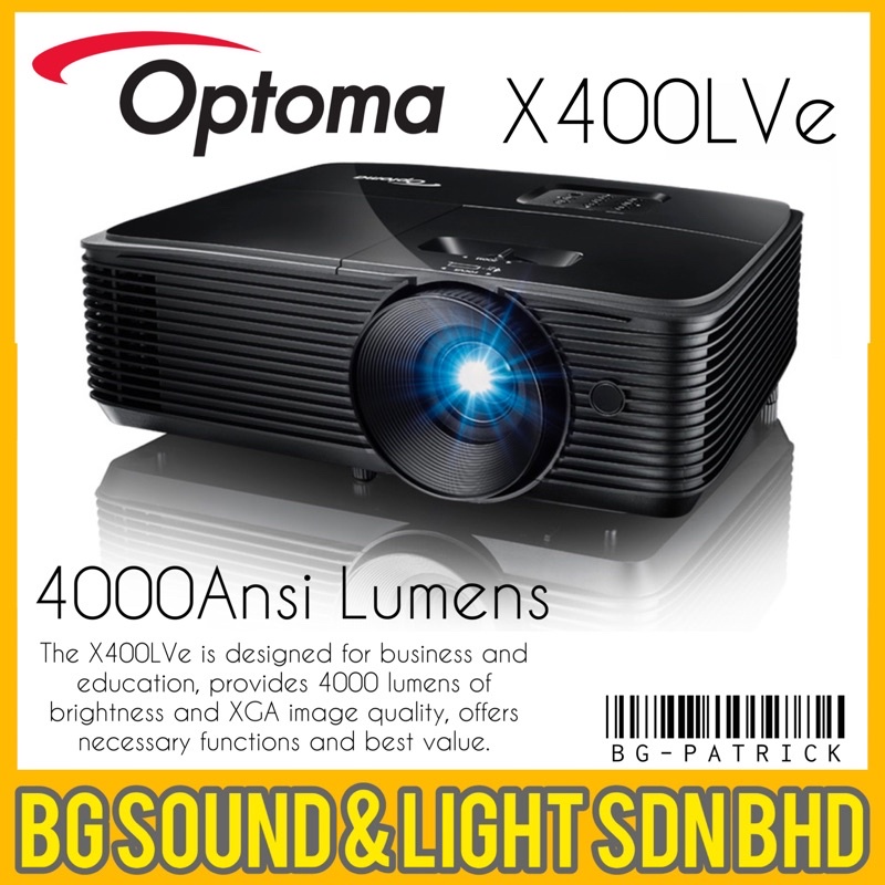 Optoma X400LVe 4000 ansi lumens Compact & Powerful Projector | is ...