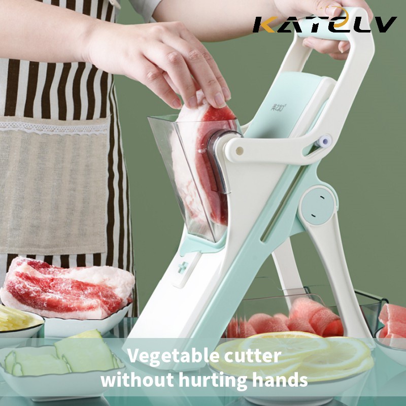 Multi-functional Vegetable Meat Cutter Fruit Slice Manual Slicer ...