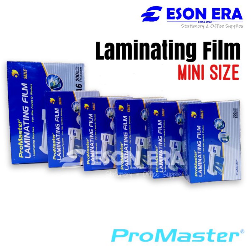 Promaster Laminating Film 100's Laminate Small Size 54x86 / 60x90 ...