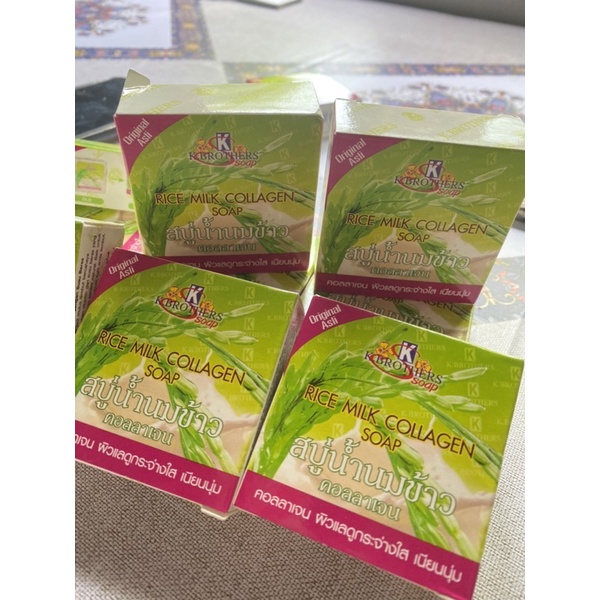 SABUN BERAS THAILAND / SABUN COLLAGEN / RICE SOAP THAILAND | Shopee ...