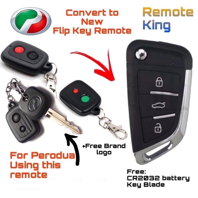 Perodua Alza Viva Myvi Flip Key Remote | Shopee Malaysia