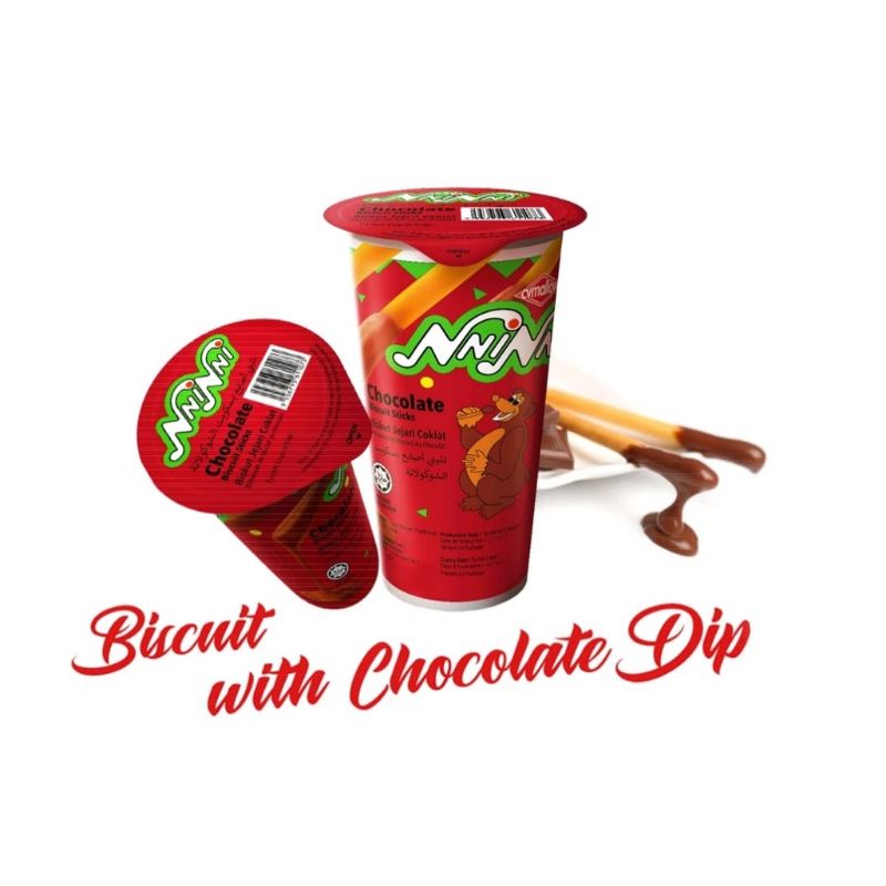 [TKM] CVmallow NNI NNI Chocolate Biscuit Sticks (35g x 1cup) | Shopee ...