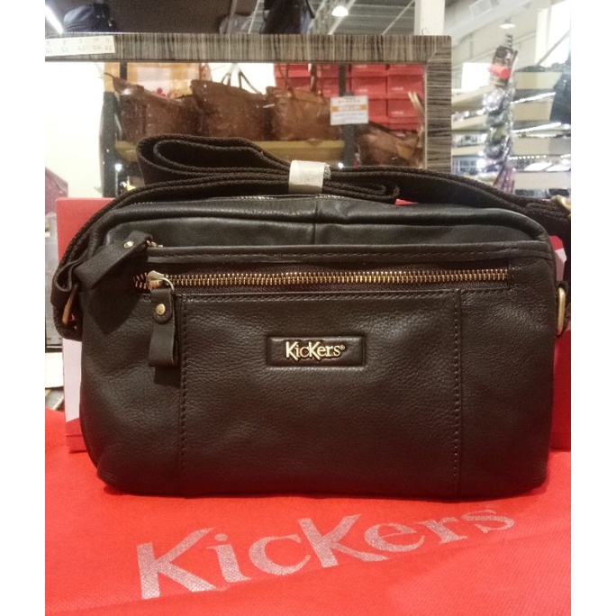 Original Kickers Leather Sling Bag (1KIC-S-78670) | Shopee Malaysia