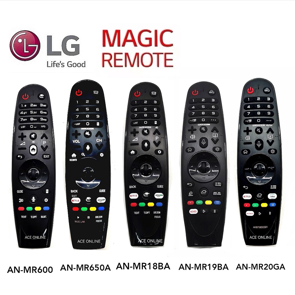 Replacement LG Smart TV Magic Remote Control AN-MR600 AN-MR650A AN-MR18BA AN-MR19BA AN-MR20GA ...
