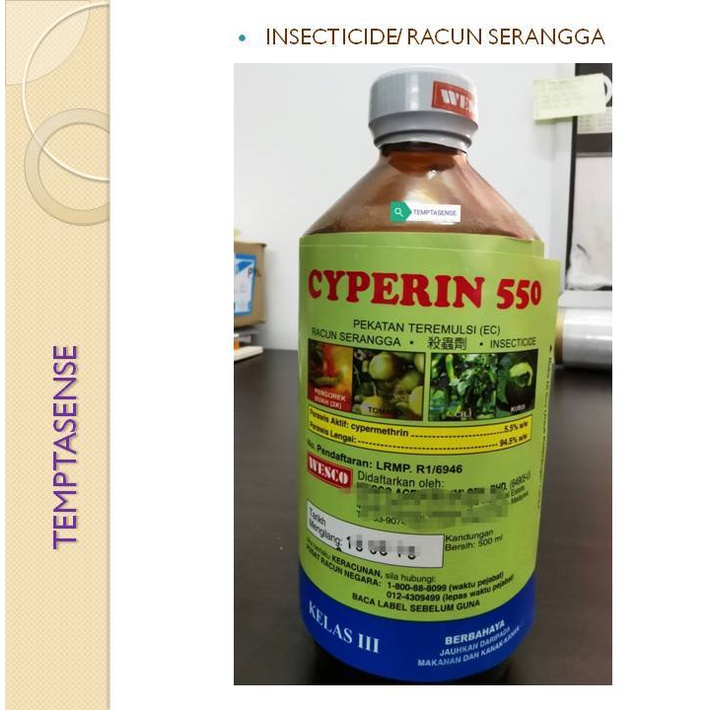 Cyperin 550 500ml (Insecticide/Racun Serangga) | Shopee Malaysia