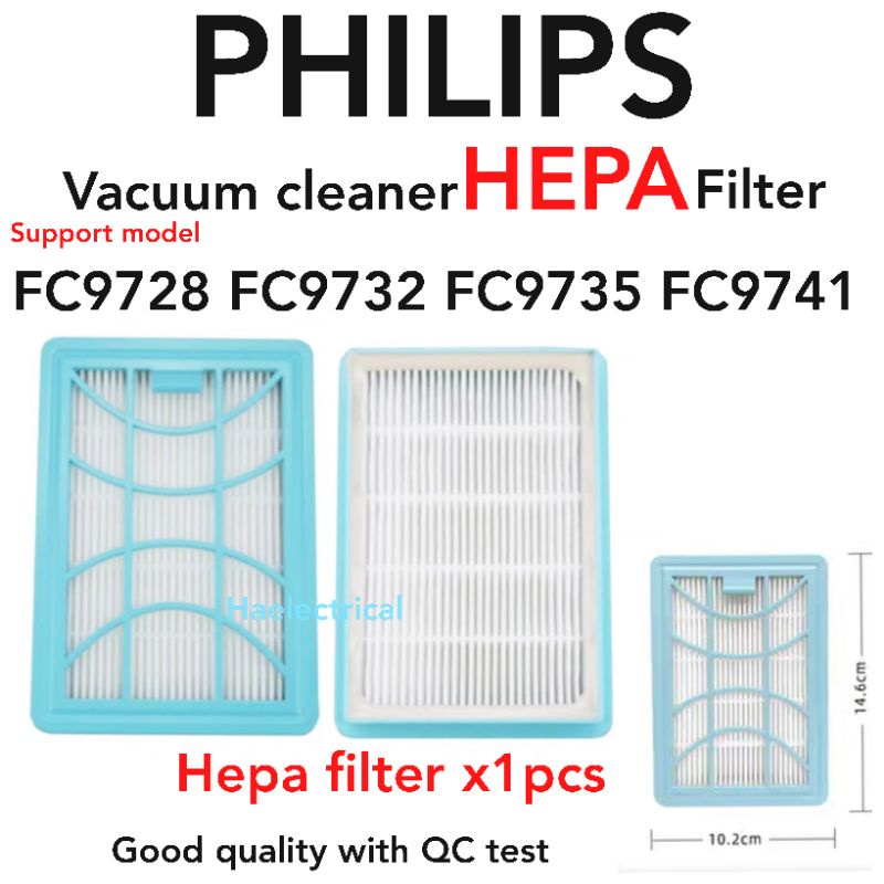 Philips vacumm Cleaner hepa filter FC9728 FC9732 FC9735 FC9741 | Shopee ...