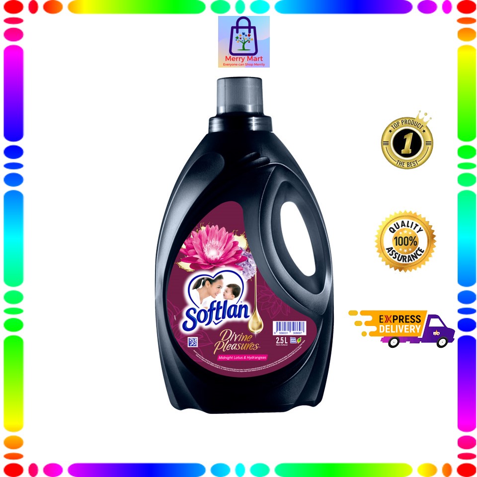 Softlan Divine Pleasures Midnight Lotus & Hydrangeas Fabric Softener 2.5L | Shopee Malaysia