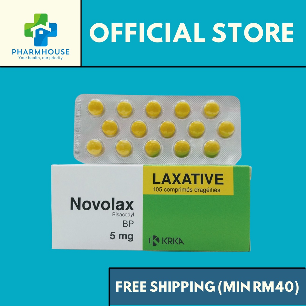 Novolax 5mg 15's/105'S (Ubat Sembalit/ Constipation) | Shopee Malaysia