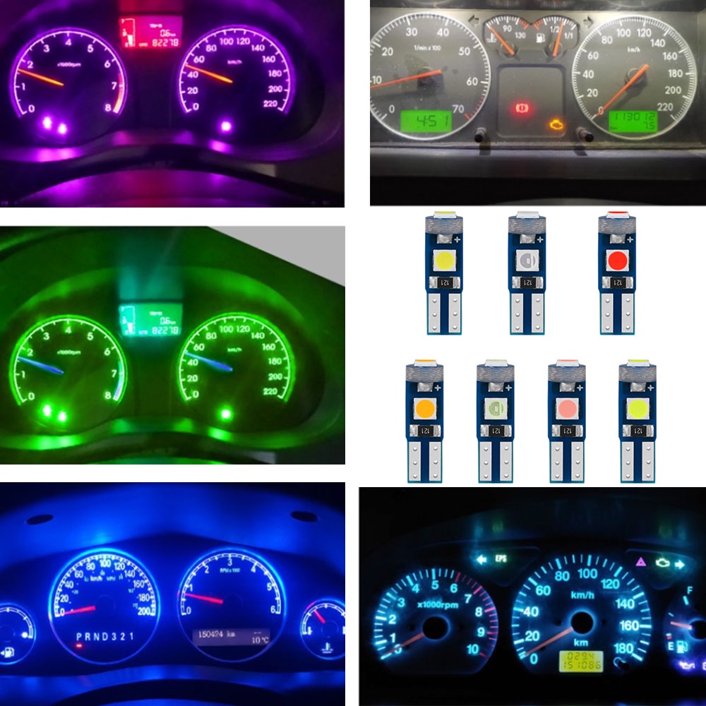 T5 Led Bulb W3W W1.2W 12V Led Canbus Car Dashboard Warming Indicator ... T5 Led Bulb W3W W1.2W 12V Led Canbus Car Dashboard Warming Indicator ...