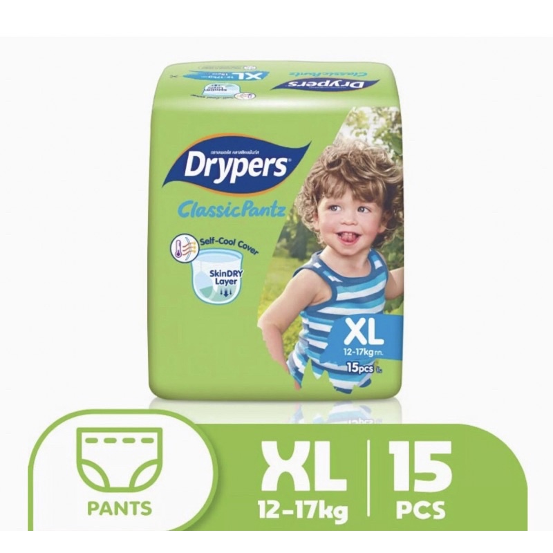 DRYPERS CLASSIC PANTZ XL 15s | Shopee Malaysia