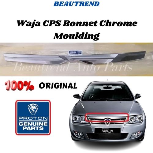 Proton Waja CPS Bonnet Chrome Moulding Original Bonet Depan Year 2007 ...