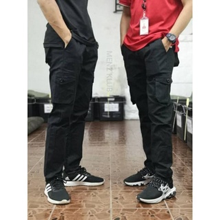 Seluar Kargo Jogger Slack 6 Poket Kain Tebal Cargo Pant Multi Pocket ...