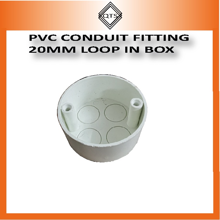 PVC Conduit Pipe Fitting Accessories PVC 20mm No Way Loop in Box ...